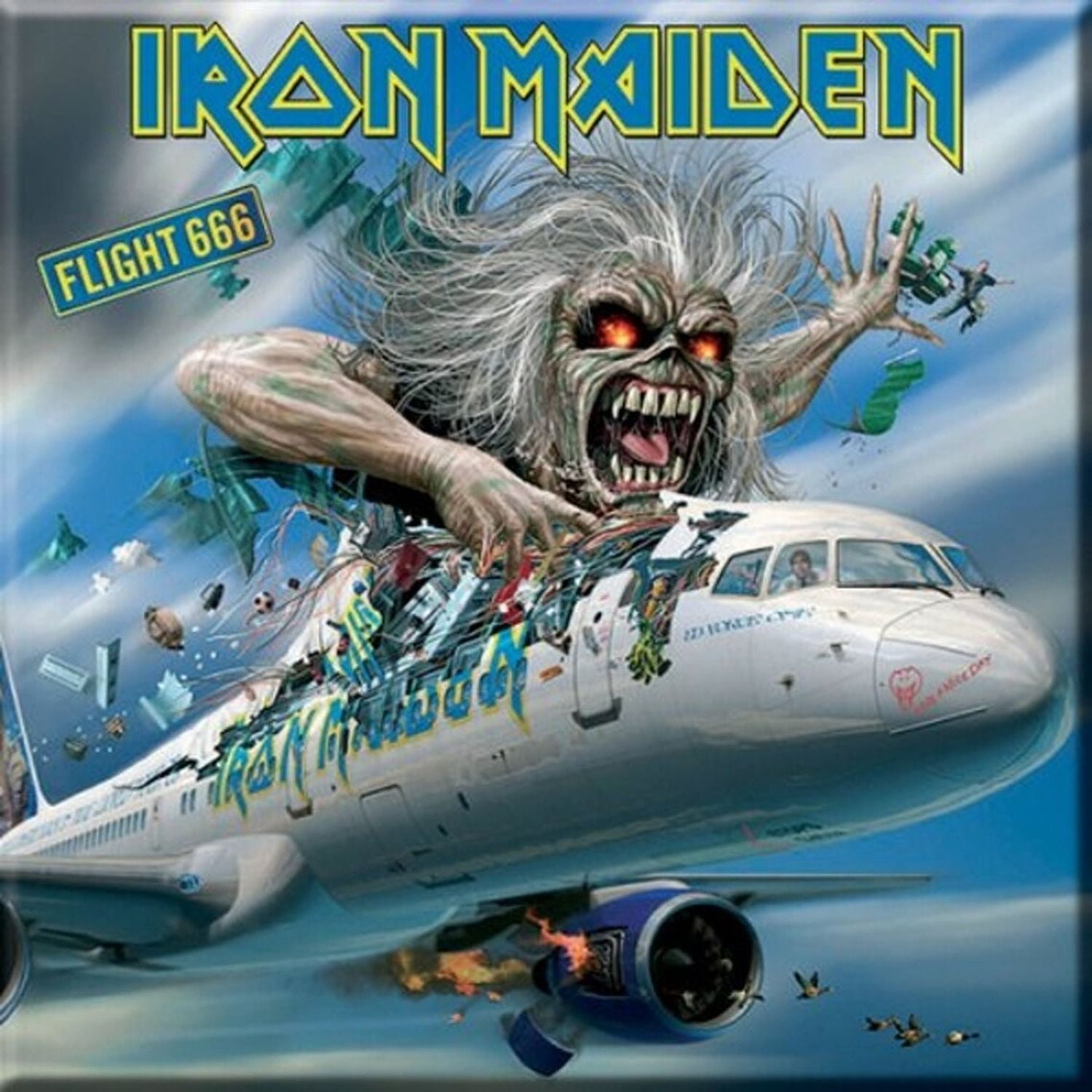 Click here for Iron Maiden Flight 666 Fridge Magnet One Size prices