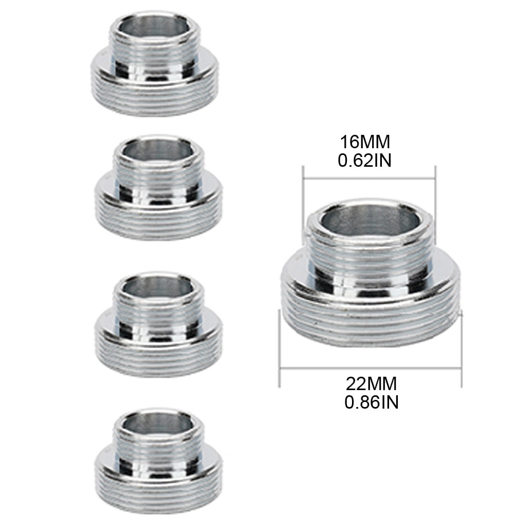 5 Pcs Faucet Adapter Kit Kitchen Male Female Brass Faucet Adapter Water ...