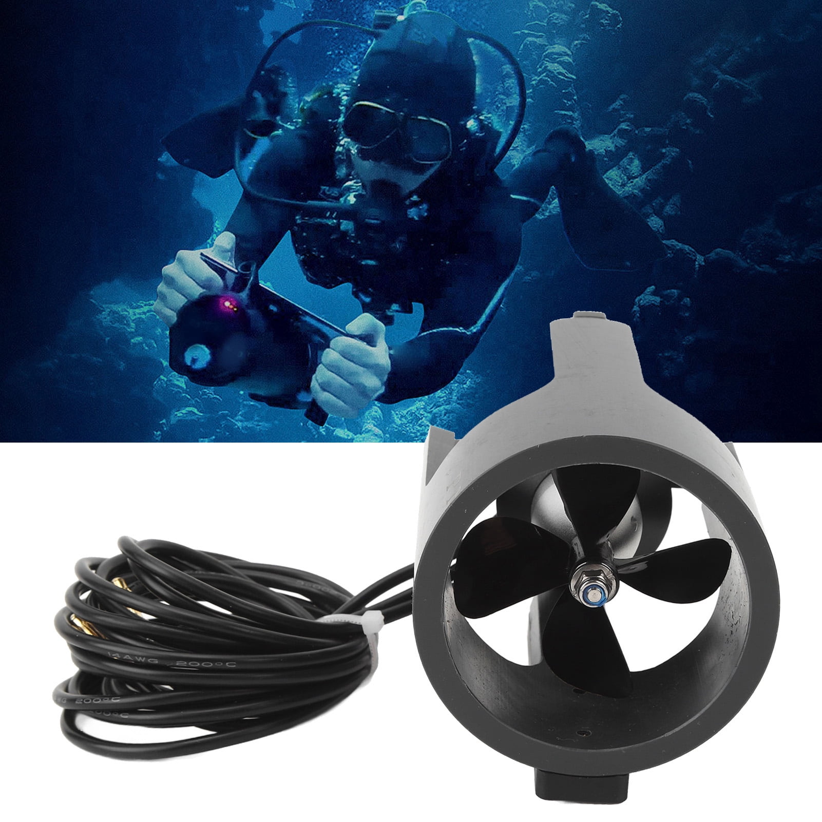 KYO 4T PRO Underwater Thruster, Brushless RC Boat Motor Waterproof Mini ...