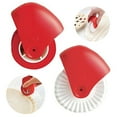 SPRING PARK Pastry Wheel Roller Decorator And Cutter, Silicon Pizza ...
