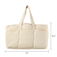 Parent's Choice Light Beige Collapsible Muslin Nursery Caddy - Walmart.com