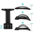 Lumbar Massager Back Stretcher Lumbar Correction Pad Back Support ...