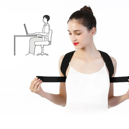 Garosa Adjustable Back Shoulder Correction Band Hunchback Corrector ...