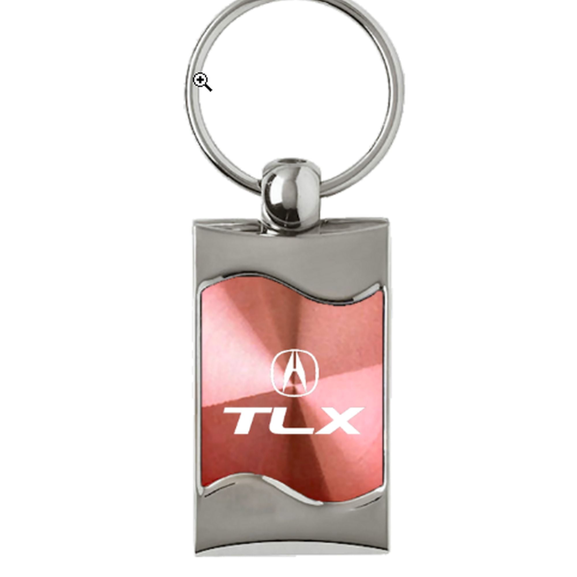 Acura TLX Rectangular Wave Key Ring (Pink) - Walmart.com