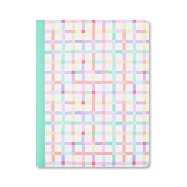 Pen+Gear College Ruled Composition Book, 7.5" x 9.75", Pink Disco Balls ...