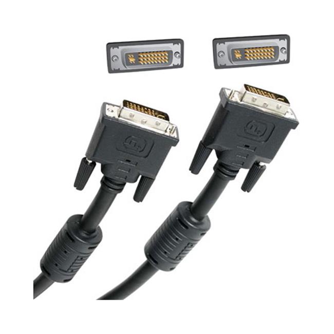Monoprice 1284 20 ft DVI-I Dual Link Digital/Analog Monitor Cable ...
