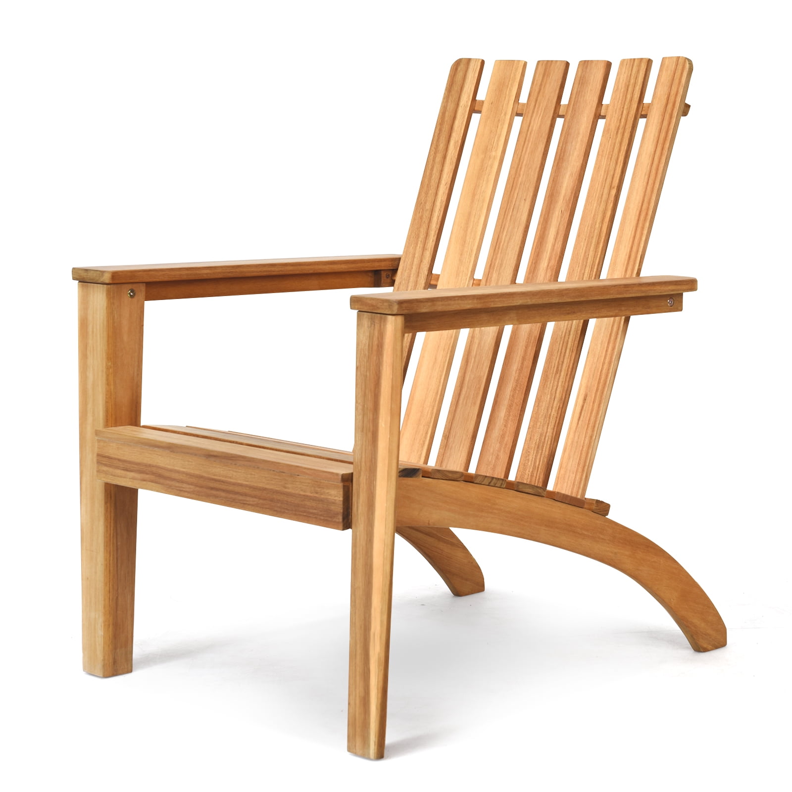 Click here for Patiojoy Wooden Adirondack Chair W/Ergonomic Desig... prices
