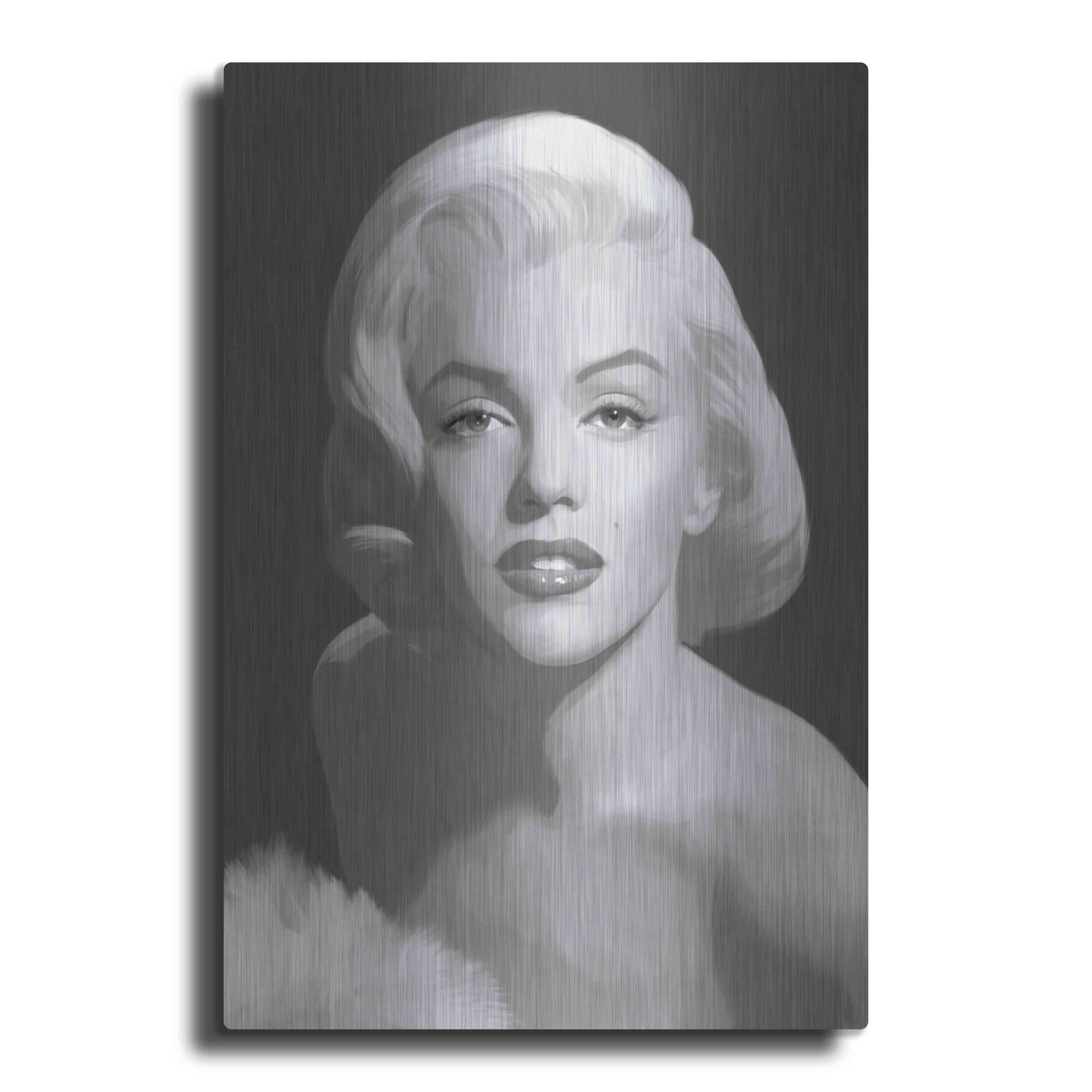 Luxe Metal Art 'Classic Beauty' by Chris Consani, Metal Wall Art, 24 ...