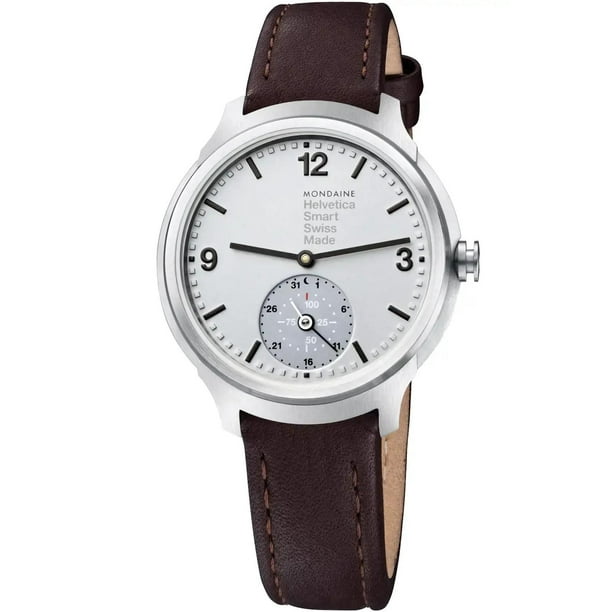 Mondaine Helvetica 1 Steel Silver Dial Men Smart Watch MH1.B2S80.LG ...