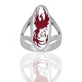 Mythical Red Firebird Phoenix Rising from the Ashes Sterling Silver ...