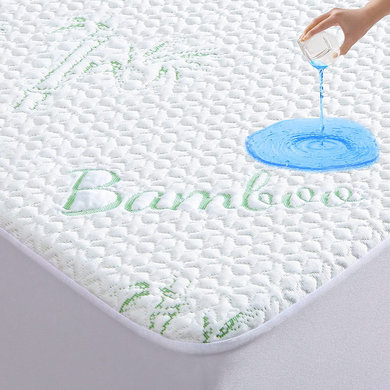 Click here for Surjde Full Size Cooling Bamboo Waterproof Mattres... prices
