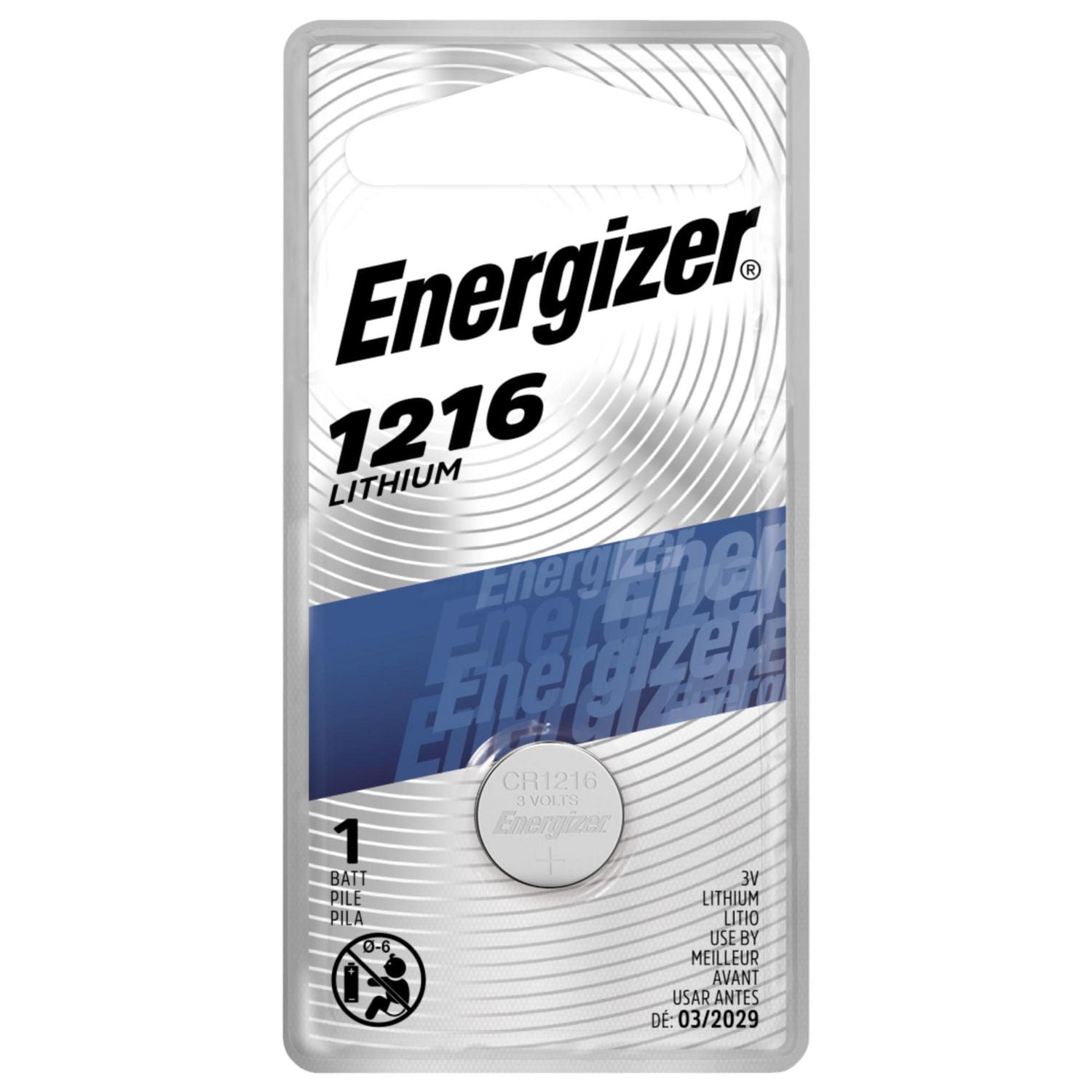 Energizer 1216 Lithium Coin Battery  1 Pack