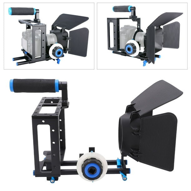 Camcorder Video Cage Rig Kit, Ergonomic Video Cage Kit With Follow ...