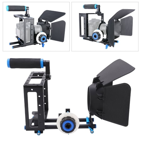 Camcorder Video Cage Rig Kit, Ergonomic Video Cage Kit With Follow ...