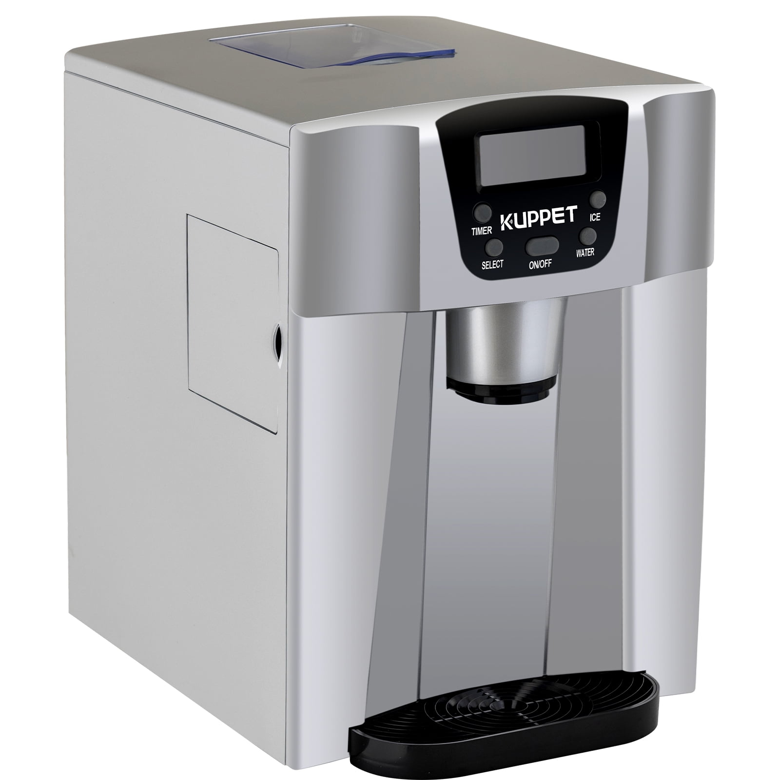 KUPPET 2 in 1 Countertop Ice Maker Water Dispenser, Ready in 6min ...