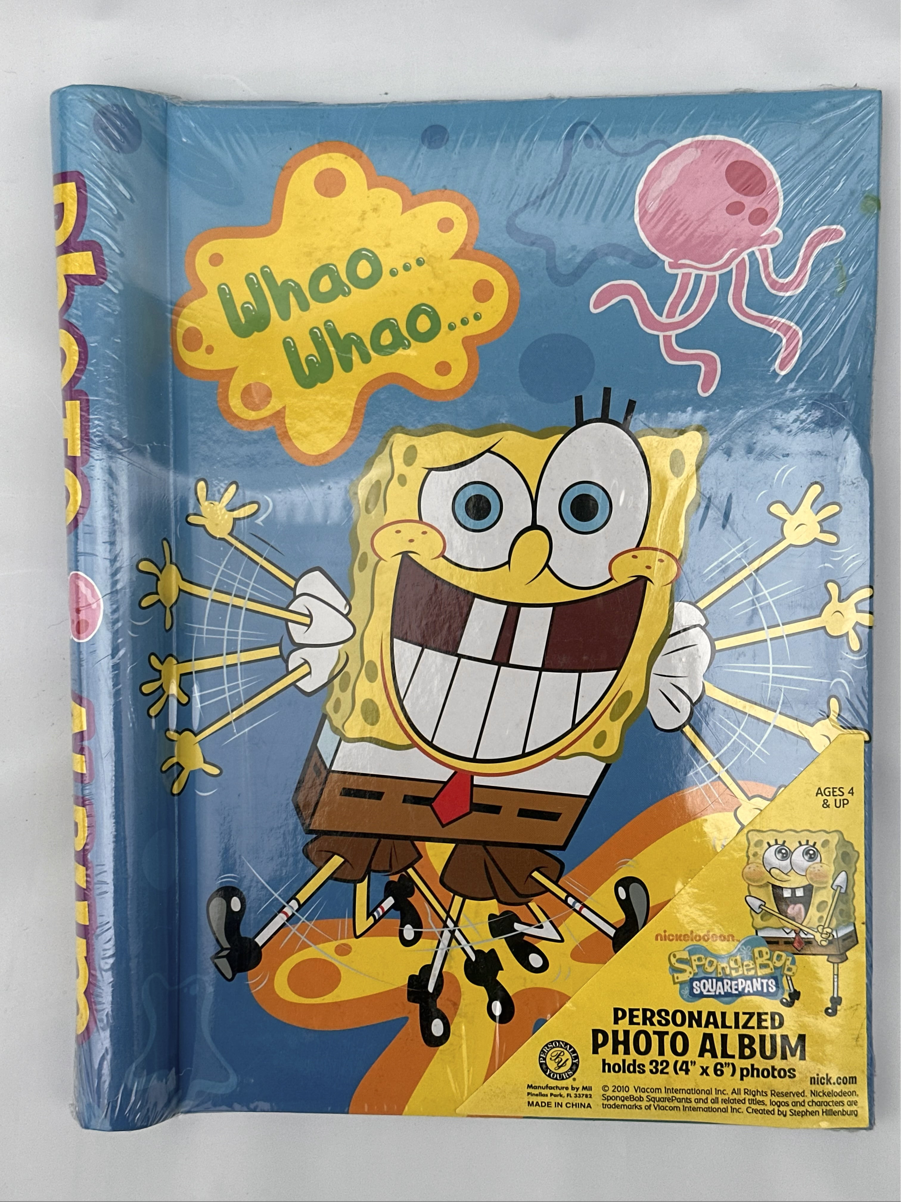 Blue Nick Jr. Spongebob Squarepants Photo Album (4inx6in) - Walmart.com