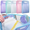 Agiufgs 13-Pocket Expanding File Folder, Accordion Vertical File ...