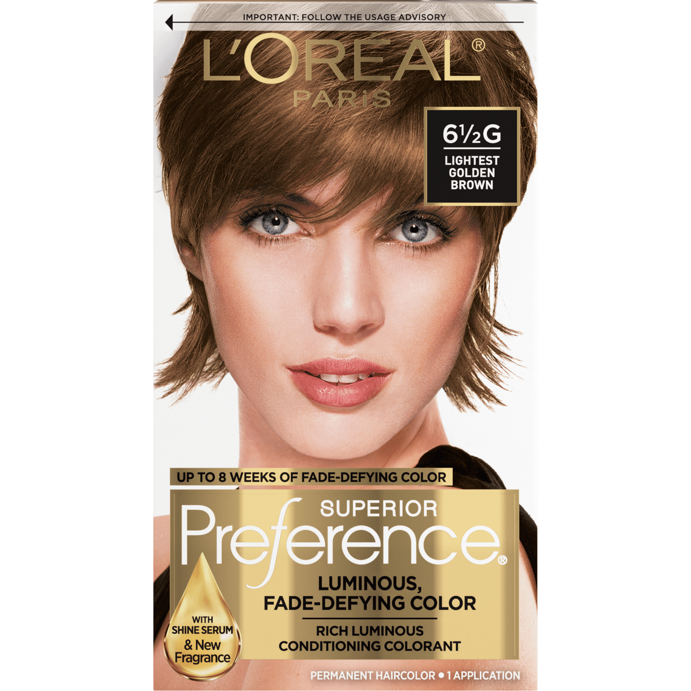 L'Oreal Paris Superior Preference Permanent Hair Color, 6.5G Lightest ...