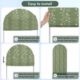 Spring Branches Arch Backdrop Cover 6 FT Simple Sage Green Leaf Branch ...