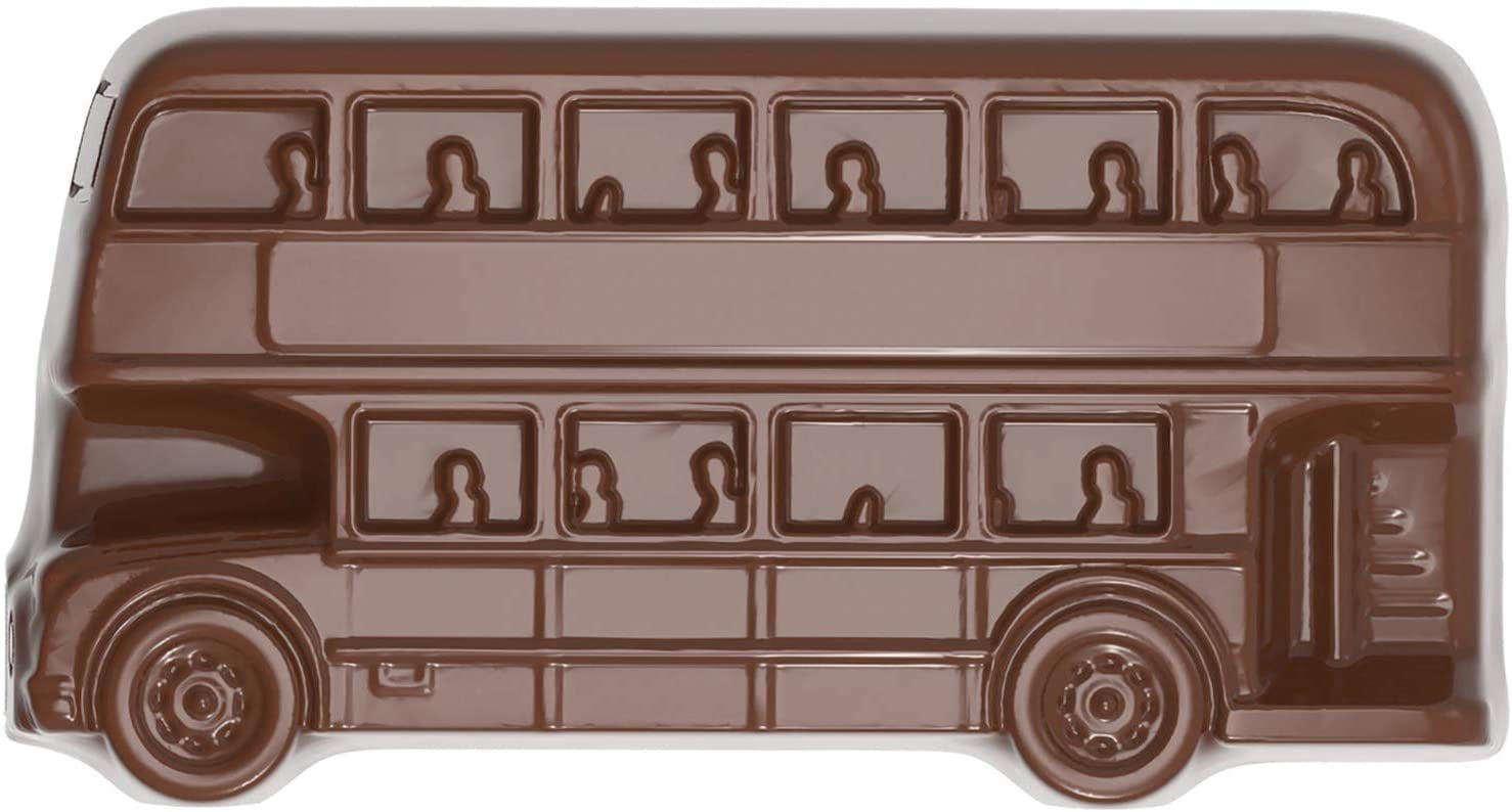 Chocolate World CW2447 Polycarbonate Candy Mold with 24 Double-Decker ...