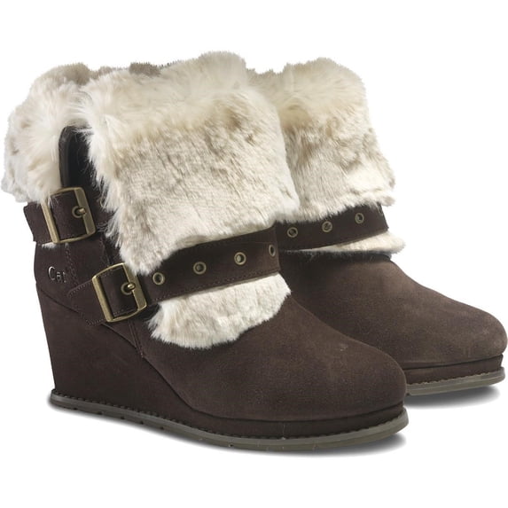 Cat By Caterpillar Boisterous Faux Fur Cafe Womens Boots US 10 M, EU 41 ...