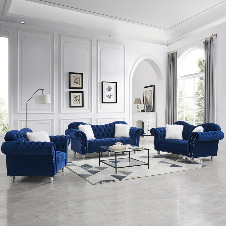 Blue Living Room Sets | Cabinets Matttroy