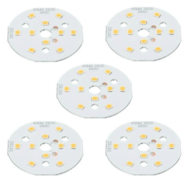 300mA 9W 18 LEDs 5730 Chip Module Aluminum Board Pure White 70mm Dia ...