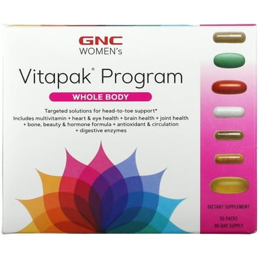 GNC Ultra Mega Women's 50 Plus Vitapak Program | Full Nutrient System Designed for Women Over 50 ...