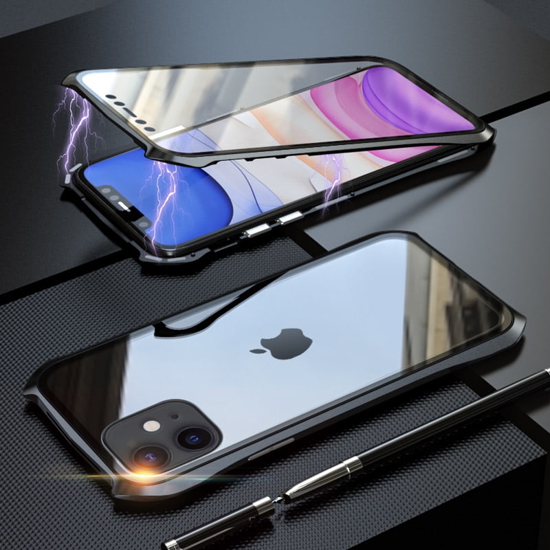 iPhone 11 Pro 5.8" Case with Screen Protector, Allytech Metal Frame ...