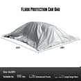 EJAEE Universal Waterproof Car Cover Full Enclosed Flood Protection Car ...