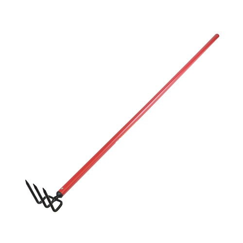 Red Rooster Cultivator, 3 Prong - 60" Steel Handle - Walmart.com