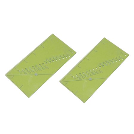 2x Sewing Ruler Quilting Seam Ruler Various Seam Size with Scale ...