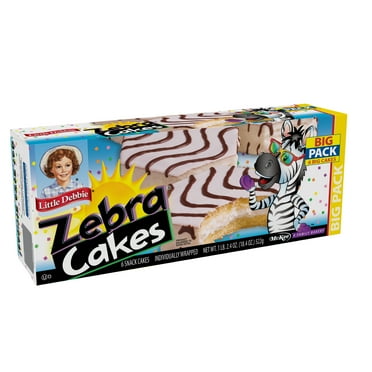 Little Debbie Snack Bakery: Individual Zebra Cakes, 13 oz - Walmart.com