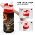 Hunger Movie Game Water Bottle with Straw Lid Vacuum Insulated ...