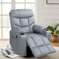 Danrelax Power Lift Chair, Electric Heated Massager Recliner with USB ...