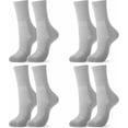 KALAKALA 4 Pairs Anti Blister Cushion Heel Padded Socks Terry Towel ...