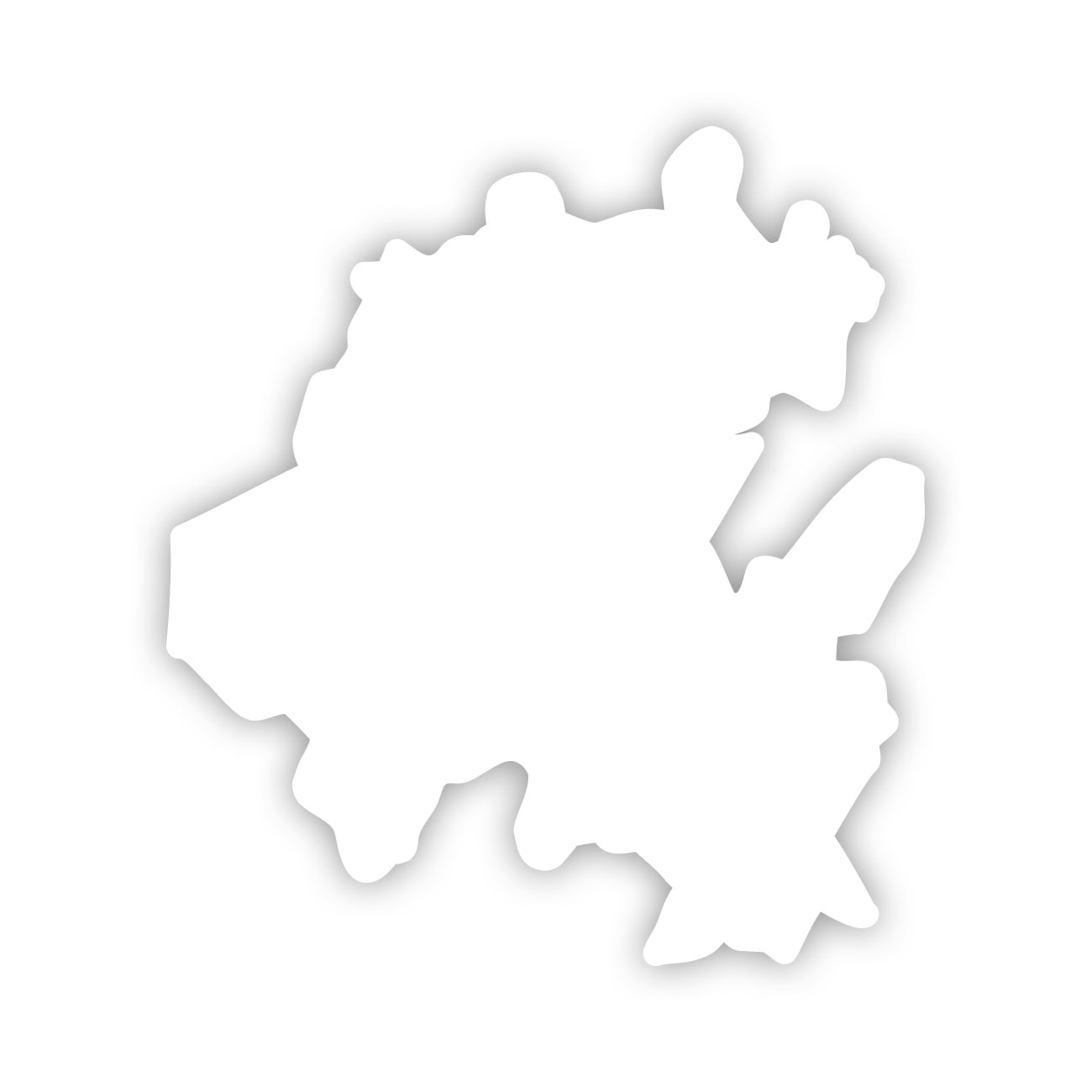 Hidalgo State Shaped Sticker Decal Die Cut - Self Adhesive Vinyl - Weatherproof - Made in USA ...