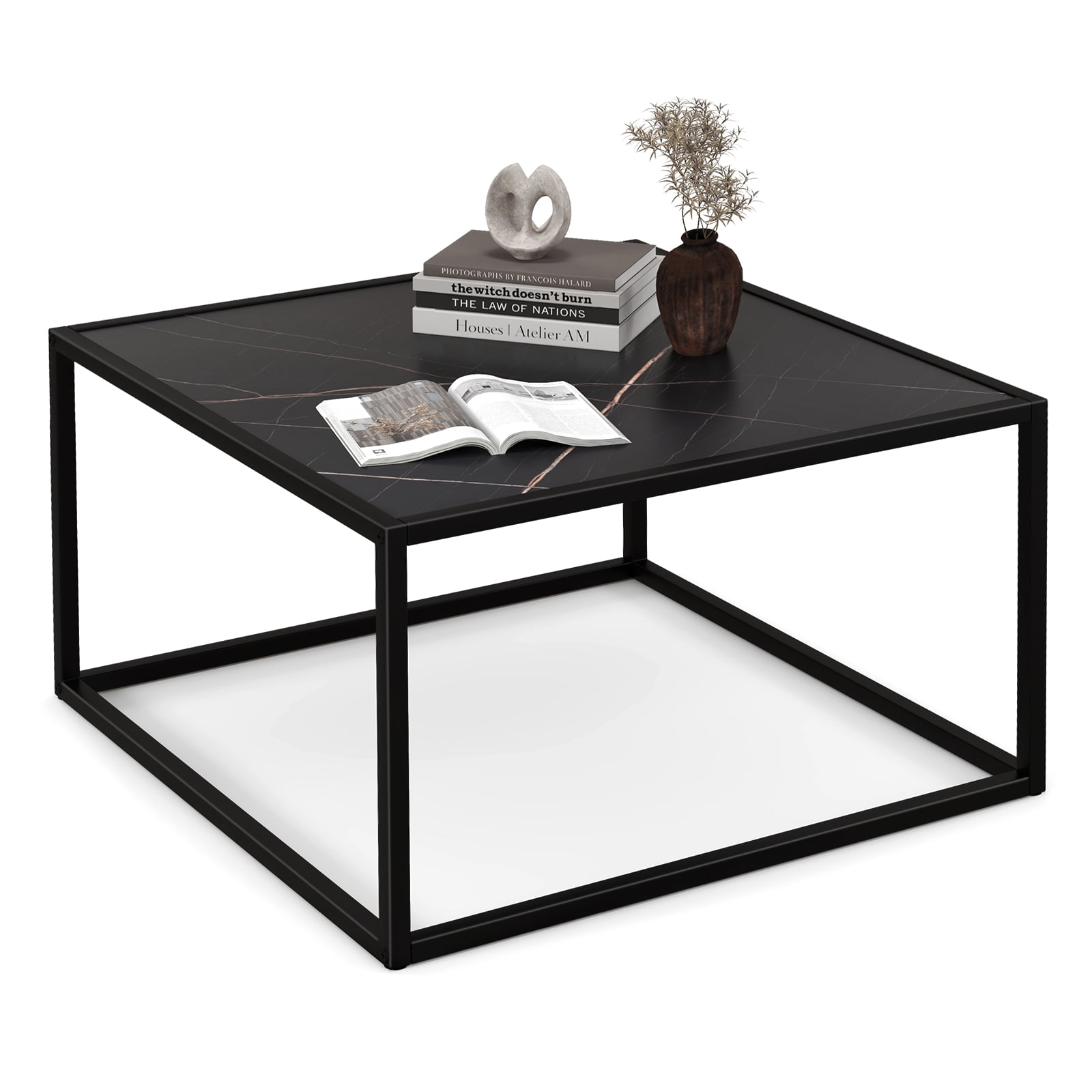 Click here for Costway Coffee Table Modern Rectangular Coffee Tab... prices