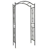 PANACEA 89088 Flat Top Arbor Black Burnished Bronze Finished Iron ...