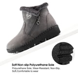 Ecetana Women Snow Boots Winter Shoes Faux Fur Lined Warm Comfortable ...