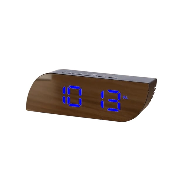 maskred Digital Alarm Clock With Temperature And Humidity Display Two ...
