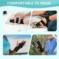 Fibee Trigger Finger Splint, Adjustable 2 Finger Support Brace, S/M ...