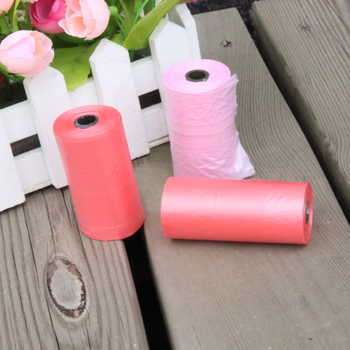 50 Rolls Portable 1000 Dog Pet Waste Poop Poo Refill Core Pick Up Clean ...