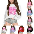 Ulitacool Sweatshirts For Teen Girls Round Neck Cartoon Graphic Kids ...