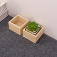 12-Pack Unfinished Wooden Storage Boxes, 4x4x2 inches, Natural Poplar ...