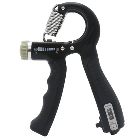 R-Shape Adjustable Hand Grip Sports Strength Countable Exercise ...