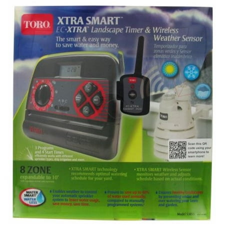 The Toro Company 53855 XTRA SMART Landscape Timer & Wireless Weather ...