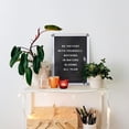 EVERSUPPLY Enclosed Changeable Letter Boards Felt Message Board with ...