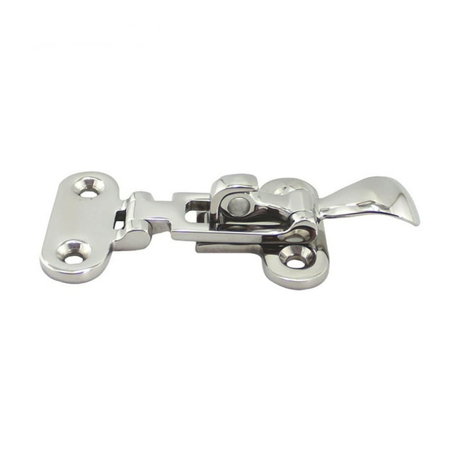 MoreChioce Marine Boat Deck Lock Hasp 316 Stainless Steel Lockable Hold ...