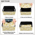 2 Pcs Foldable Felt Storage Bins Decorative Fabric Organizer Baskets ...